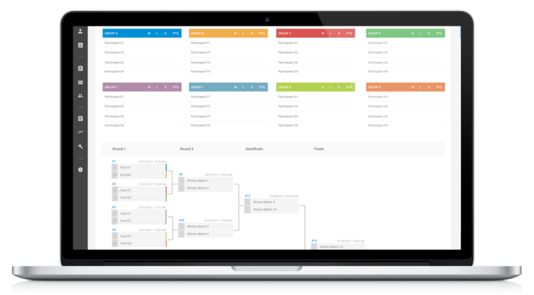 Tournament management - Customised sports software